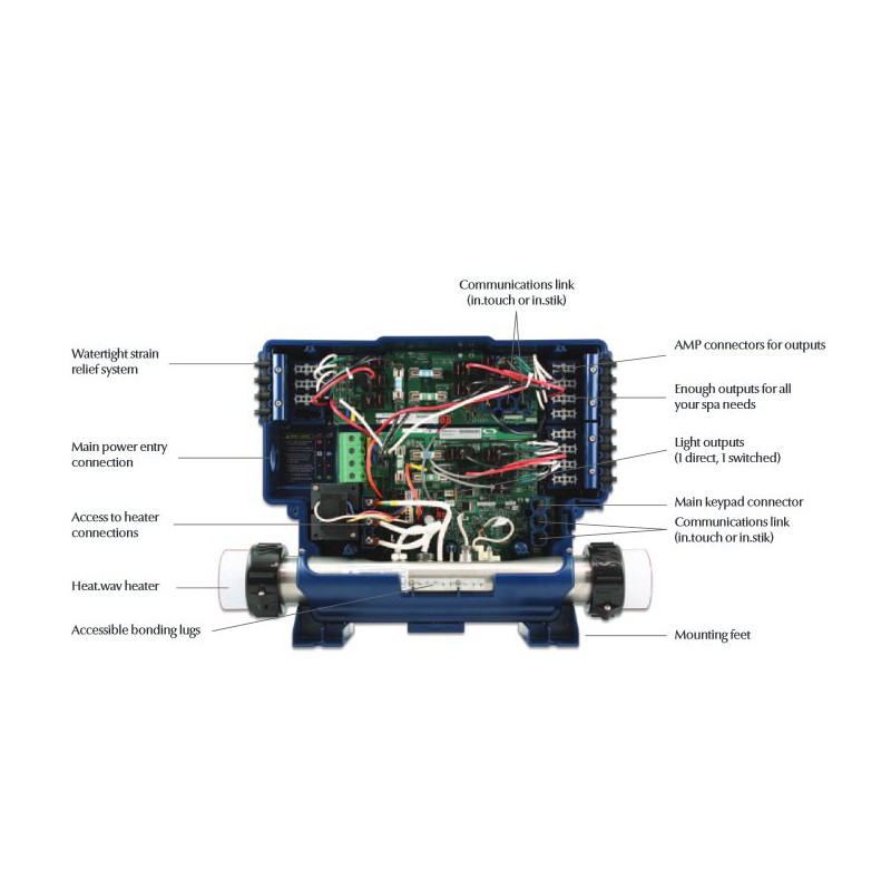 Gecko IN-YE 8 Spa besturing - Control Box - CONTROL BOX - Roke Zwem & Spa